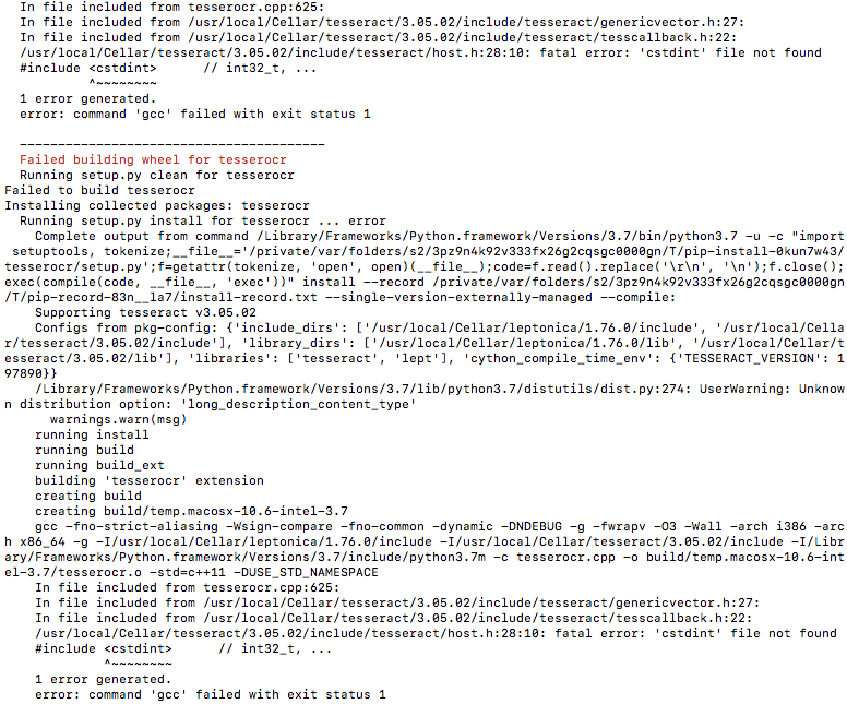 Mac下python3 7安装tesserocr失败 Python交流 技术交流 鱼c论坛 Powered By Discuz